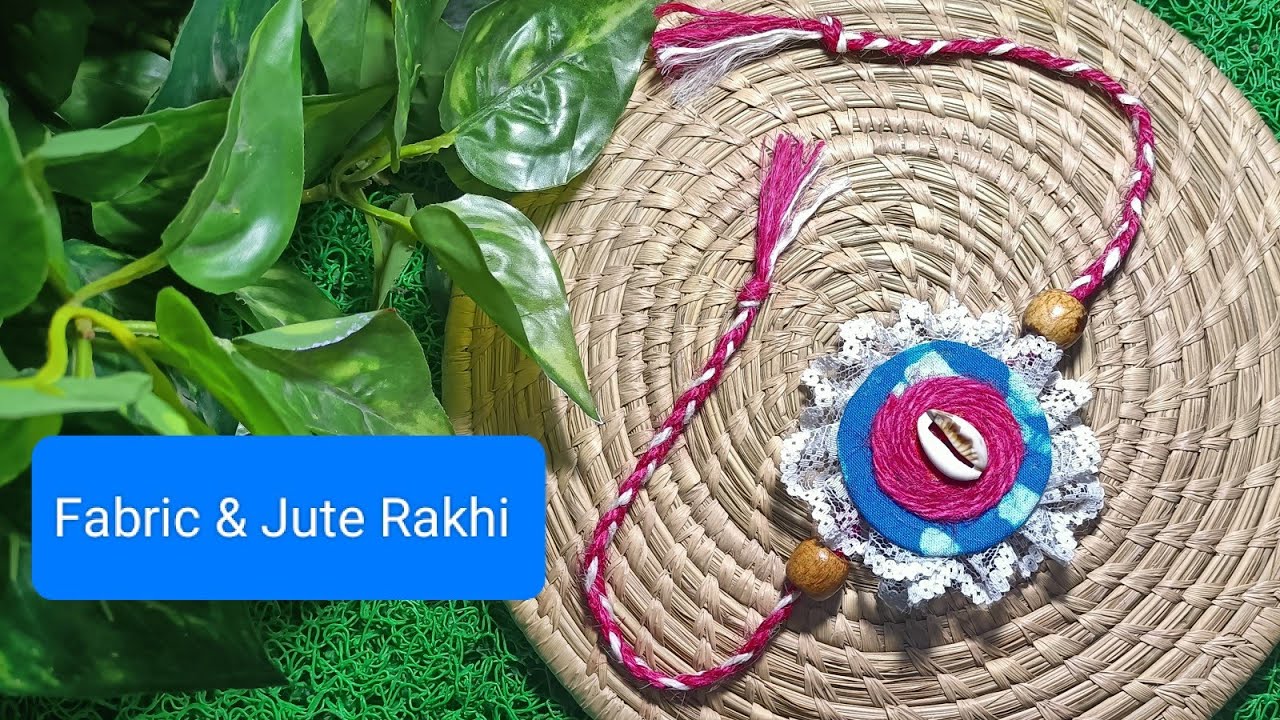 How to make Fabric Rakhi/Eco Friendly Rakhi/Rakhi Making Tutorial/DIY ...