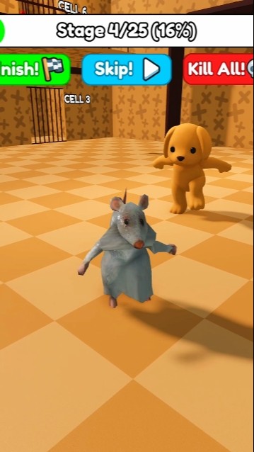 RAT MILTON escape PUPPY'S PRISON RUN #roblox #shorts - YouTube