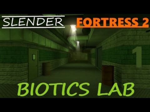 Slender Fortress 2 - Biotics Lab (new map!) - YouTube