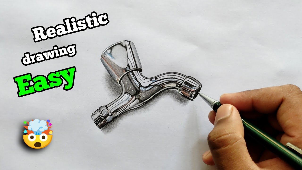 how to draw realistic drawing !🤯 easy for beginners #trending # ...