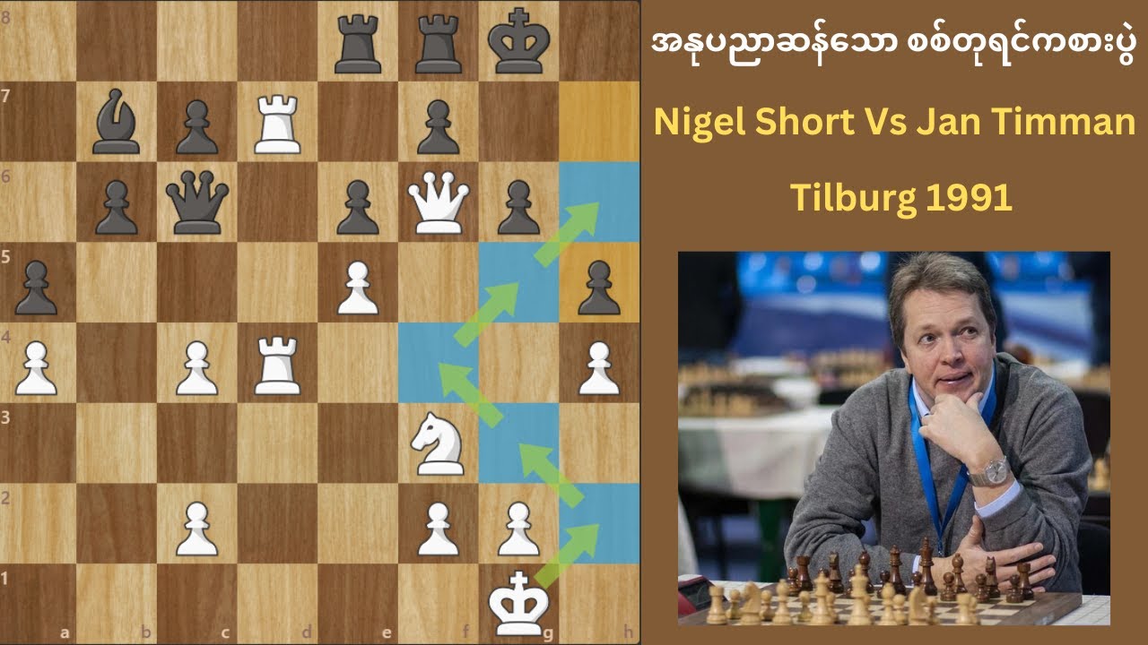 အနုပညာဆန်သော စစ်တုရင်ကစားပွဲ သို့မဟုတ် Nigel Short's Immortal King Walk ...