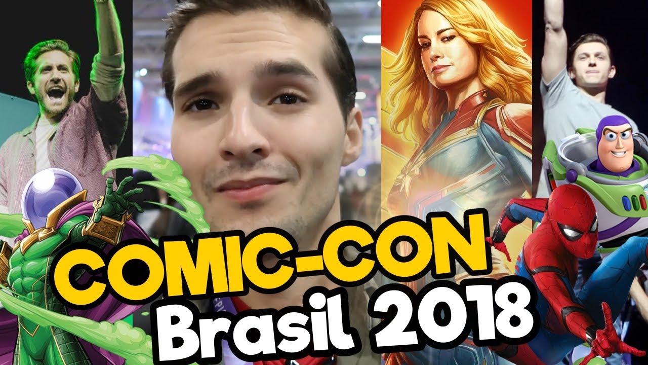 COMIC CON BRASIL 2018 feat. Tom Holland, Brie Larson - Capitana MARVEL ...