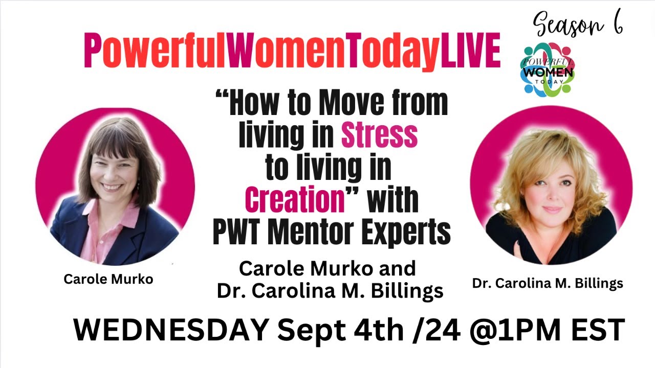 Carole Murko: How to move from living in stress to living in creation ...