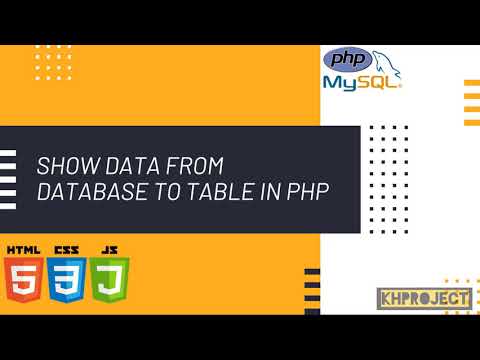 PHP PROGRAMMING : Cara menampilkan data dari MYSQL server kedalam tabel ...