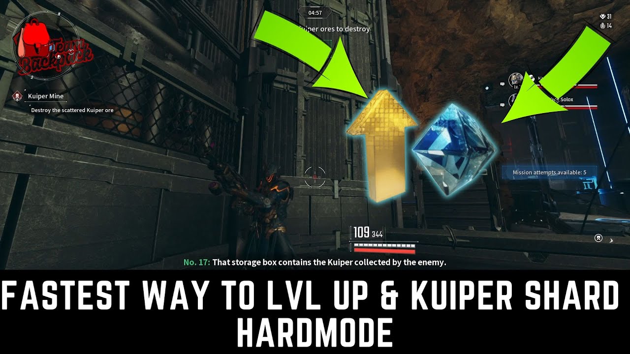 NEW FASTEST WAY TO LEVEL UP AND FARM KUIPER SHARDS HARD MODE THE FIRST ...