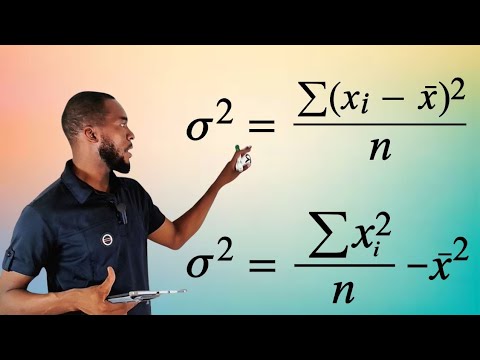 Variance Formulas Proof Made Simple | Step-by-Step for Ungrouped Data ...