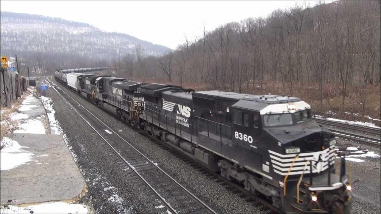 NS 68Q EB with Helpers at CP SO, South Fork, PA - YouTube