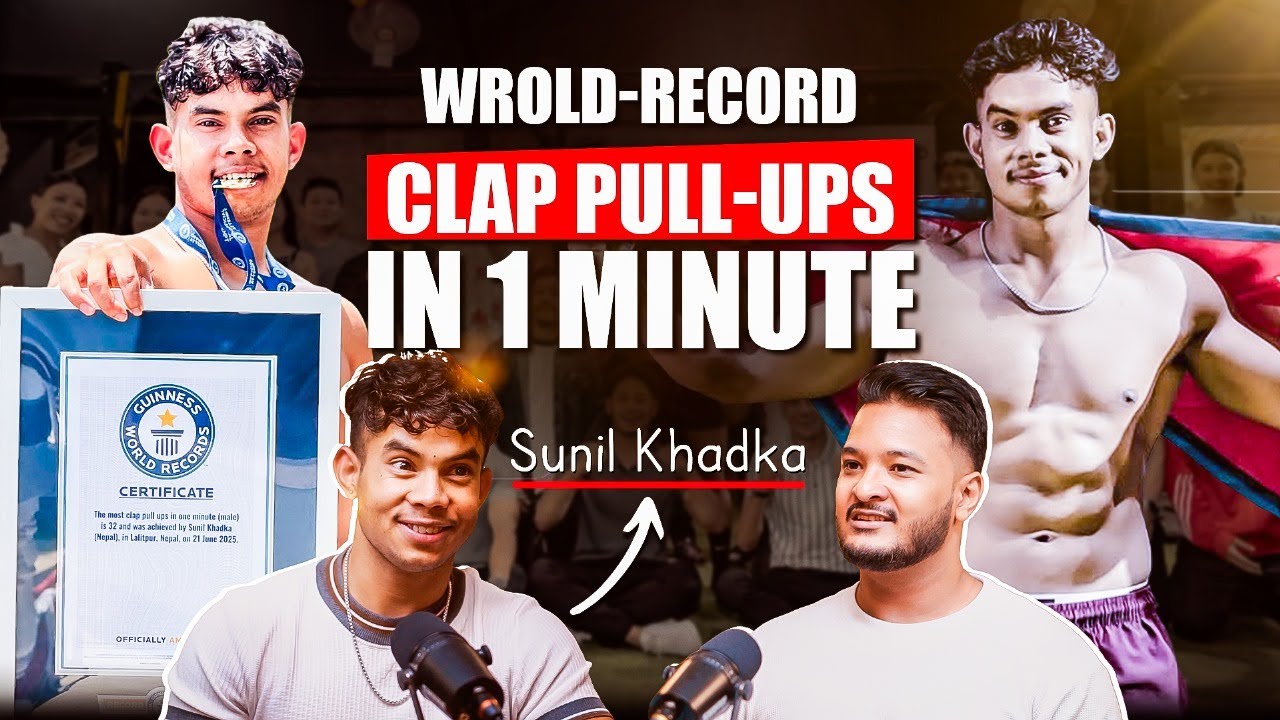 Ep: 450 | Most Clap Pull-Ups in 1 Minute: Sunil Khadka’s Record & Workout Secrets Revealed - YouTube