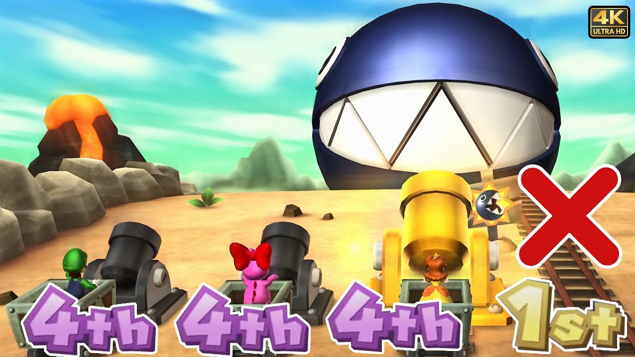 Magma Mine Daisy vs Birdo vs Shy Guy vs Luigi - Mario Party 9 | Master ...