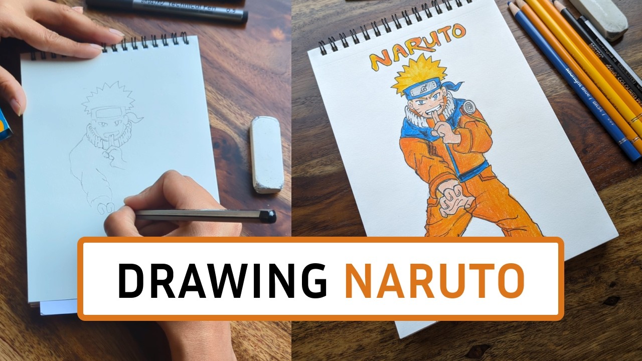 How to draw Naruto Uzumaki | Naruto Shippuden | Naruto Drawing tutorial ...