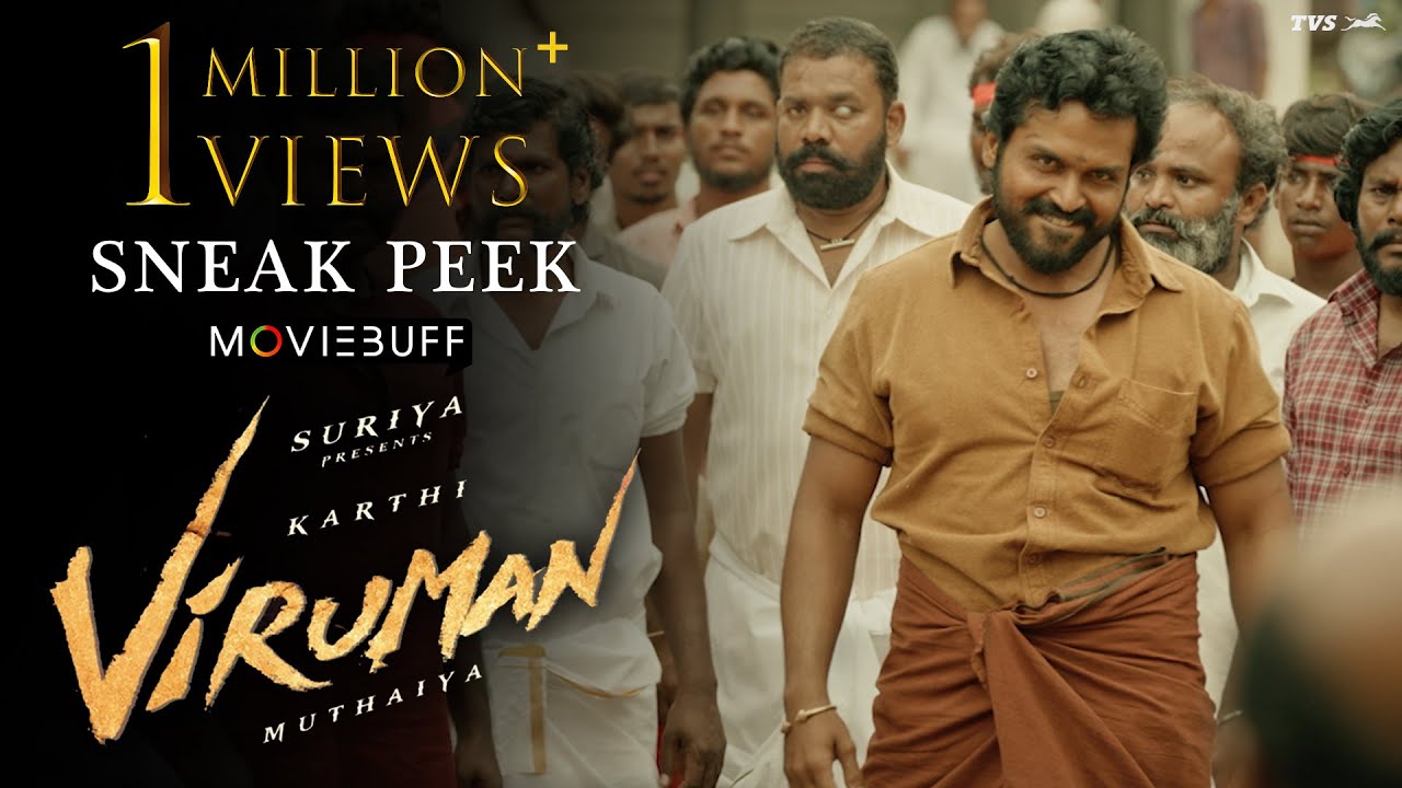 Viruman - Sneak Peek | Karthi | Aditi Shankar | Yuvan Shankar Raja ...