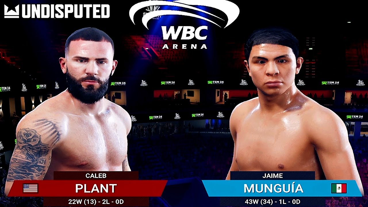 Caleb Plant vs Jaime Munguia - New DLC in Undisputed Boxing Game! - YouTube