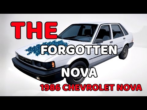 The Forgotten Nova 1986 Chevrolet Nova Walk Through - YouTube
