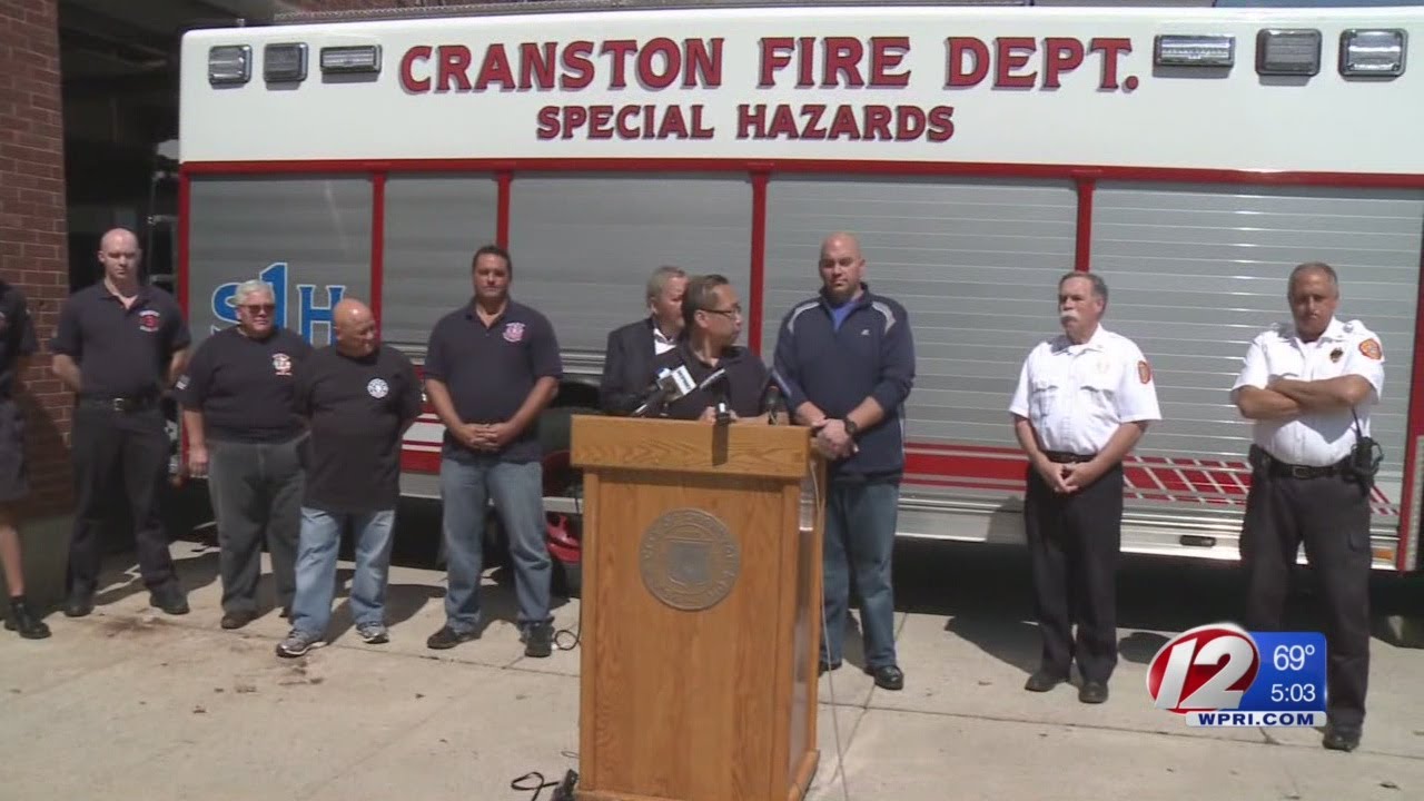 Cranston firefighters heading to Texas - YouTube
