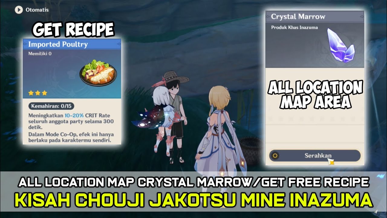 Kisah Chouji Quest Jakotsu Mine In Inazuma (Free Recipe) - Genshin ...