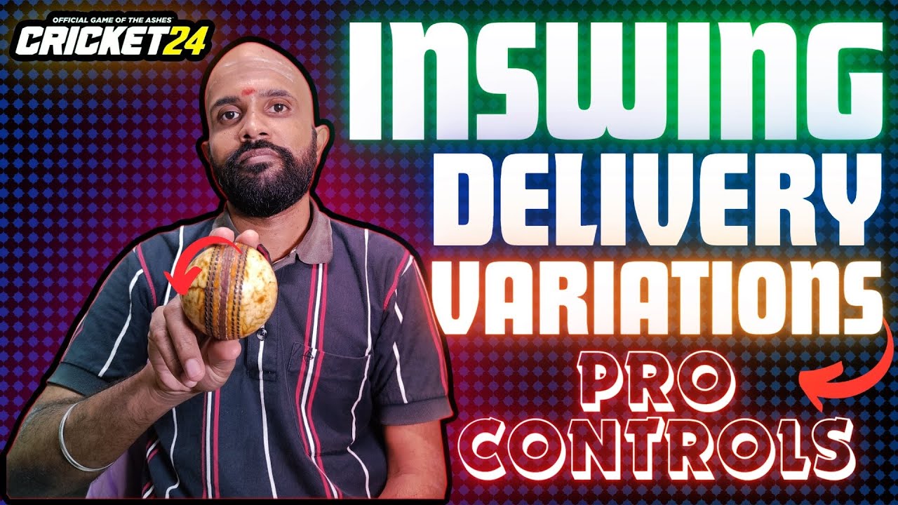 Inswing Delivery Variations : Pro Controls || Cricket 24 || - YouTube