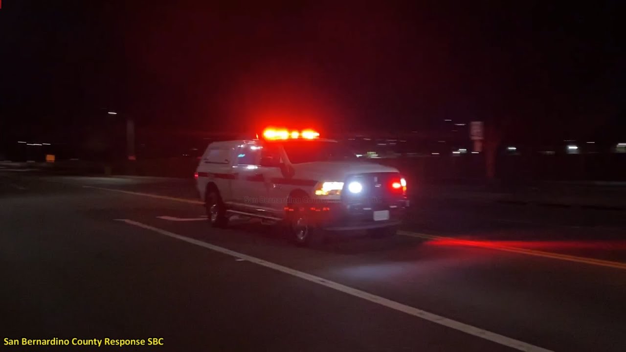 San Bernardino Cal Fire HQ Battalion 3508, Rancho ME 173, Rialto Co 205 ...