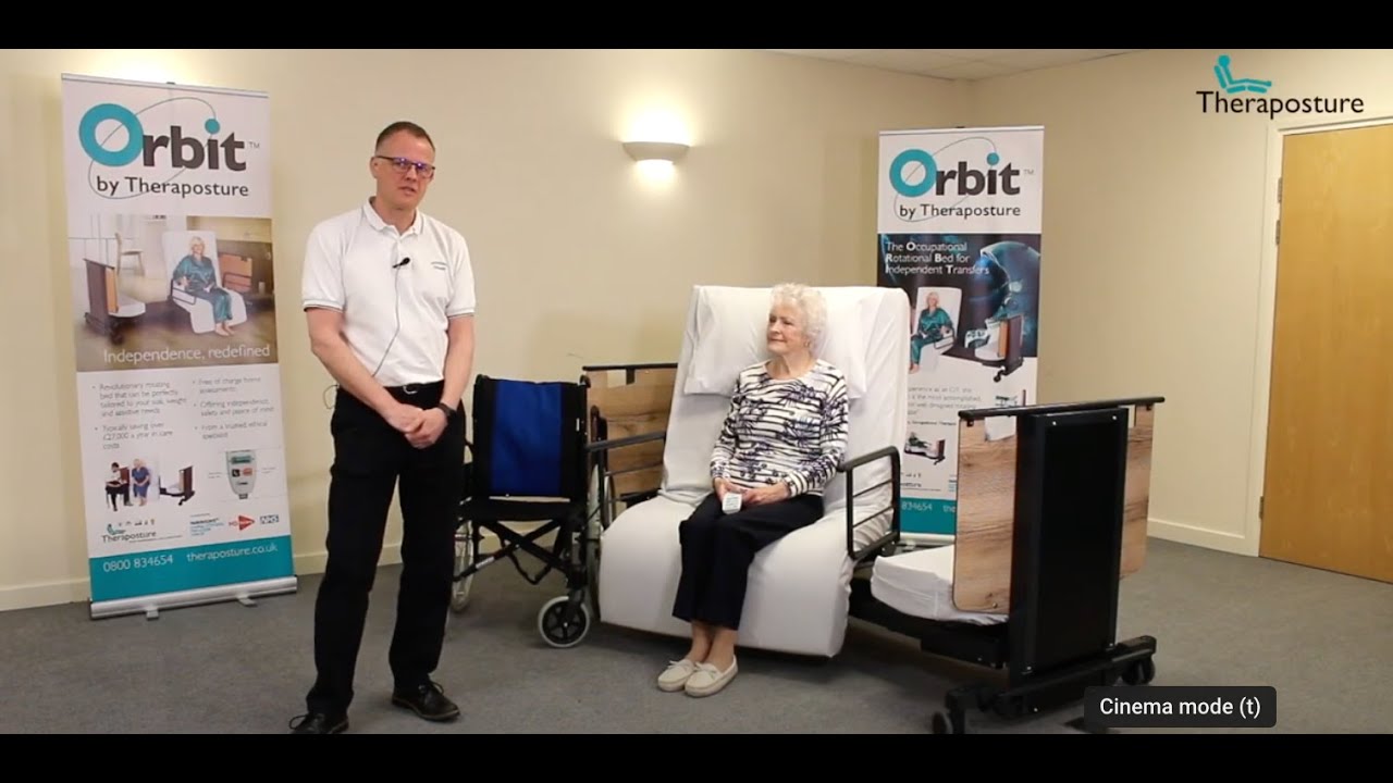 Unique Wheelchair Access Feature of Orbit 235 Rotating Bed - YouTube