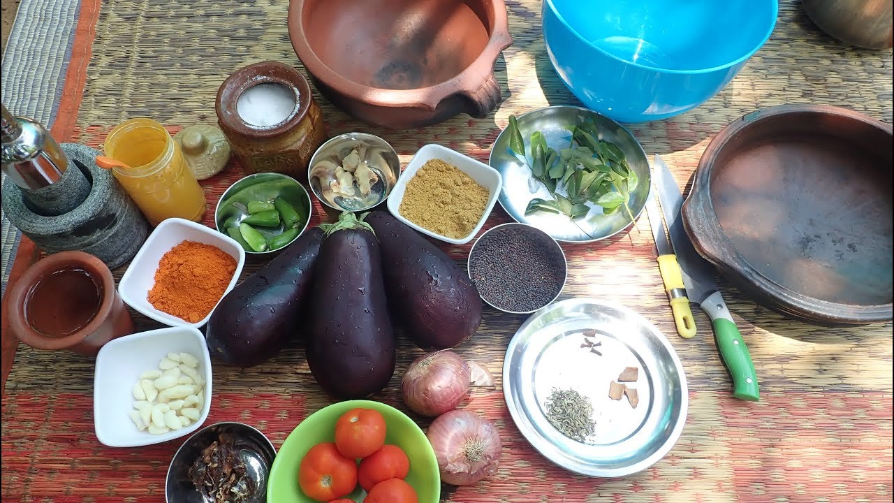 Village food Recipe /Eggplant Recipe / Village Style brinjal recipe ...