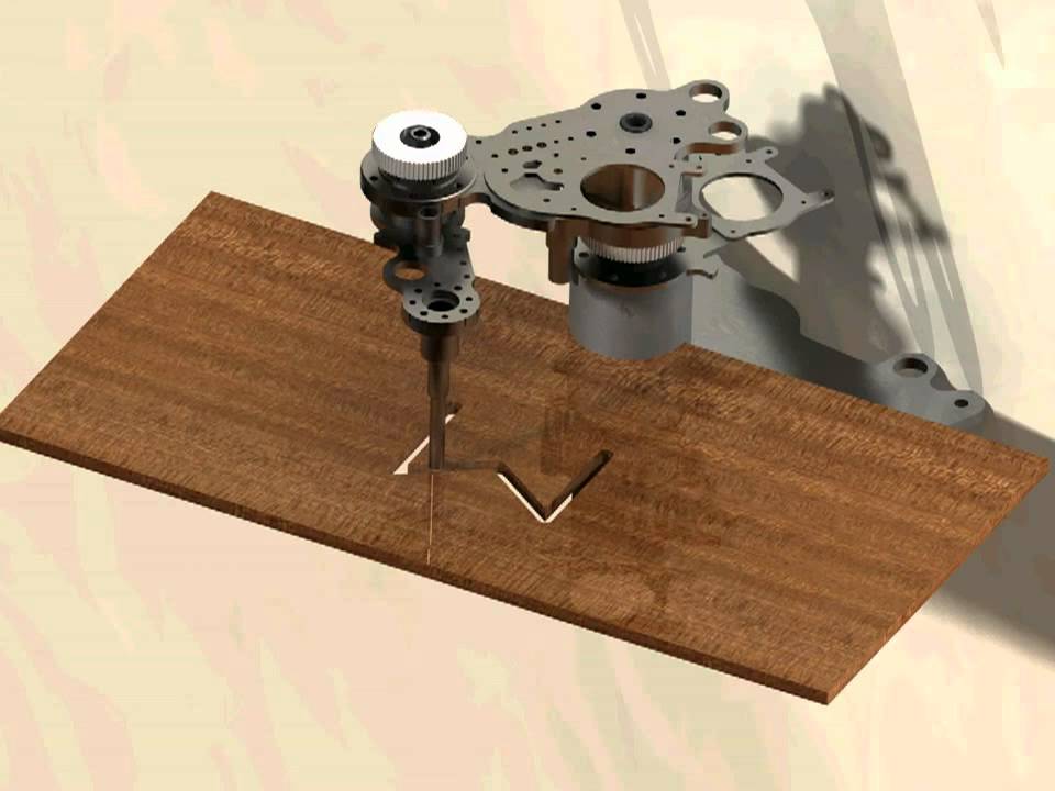 Scara robot simulation SolidWorks 2009 - YouTube