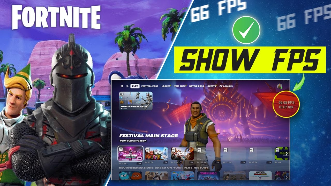 How to Show Your FPS and PING in Fortnite on Windows | See FPS and Ping ...