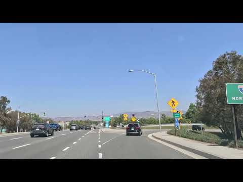Driving in Irvine Jeffrey Rd Interstate 5 Freeway California 4K USA ...