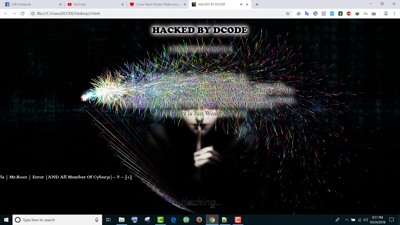 Awesome Hacking Deface page 2018 - YouTube