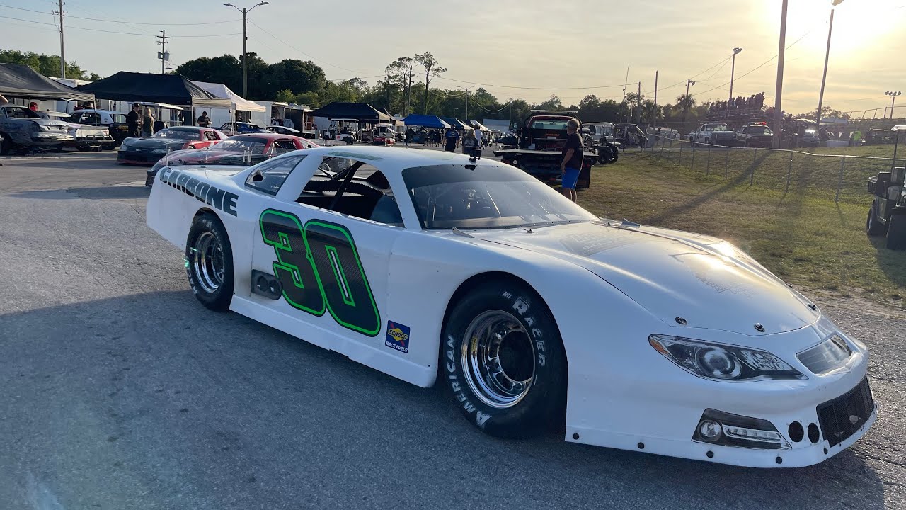 Auburndale Speedway| United Super Late Model Twin 50 #2| Jesse Dutilly ...
