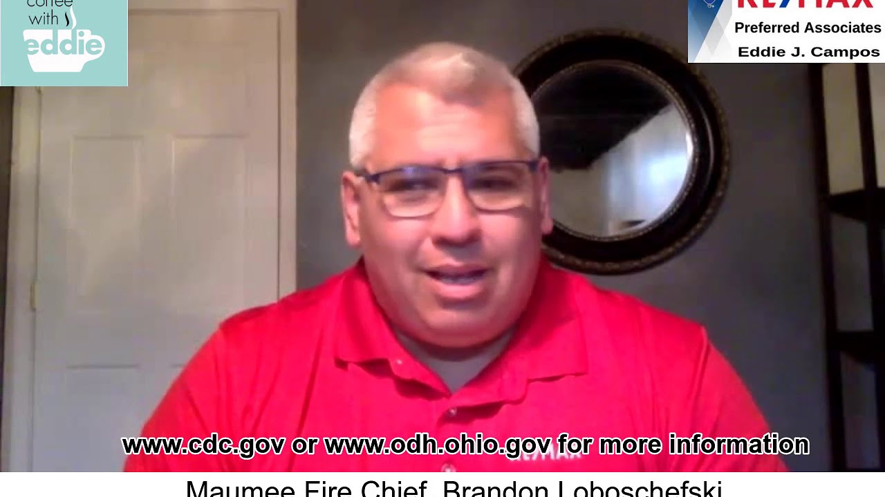 Maumee Fire Chief Brandon Loboschefski - Coffee with Eddie - YouTube