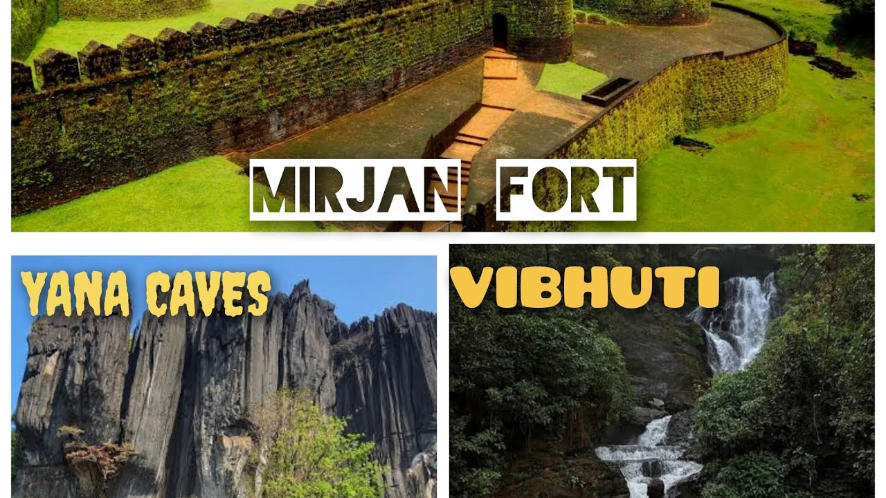 VIBHUTI WATER FALLS || YANA CAVES || MIRJAN FORT || GOKARNA || LIKE ...