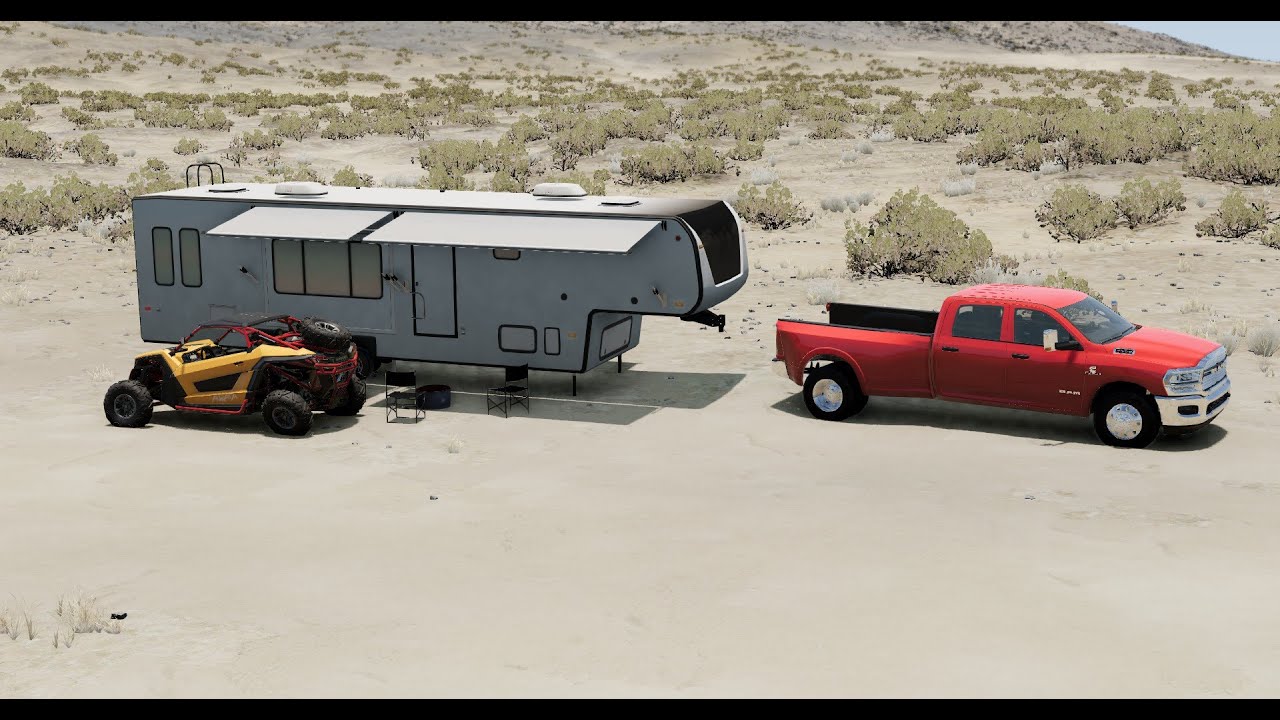Going Camping At Johnson Vally in BeamNG Drive - YouTube