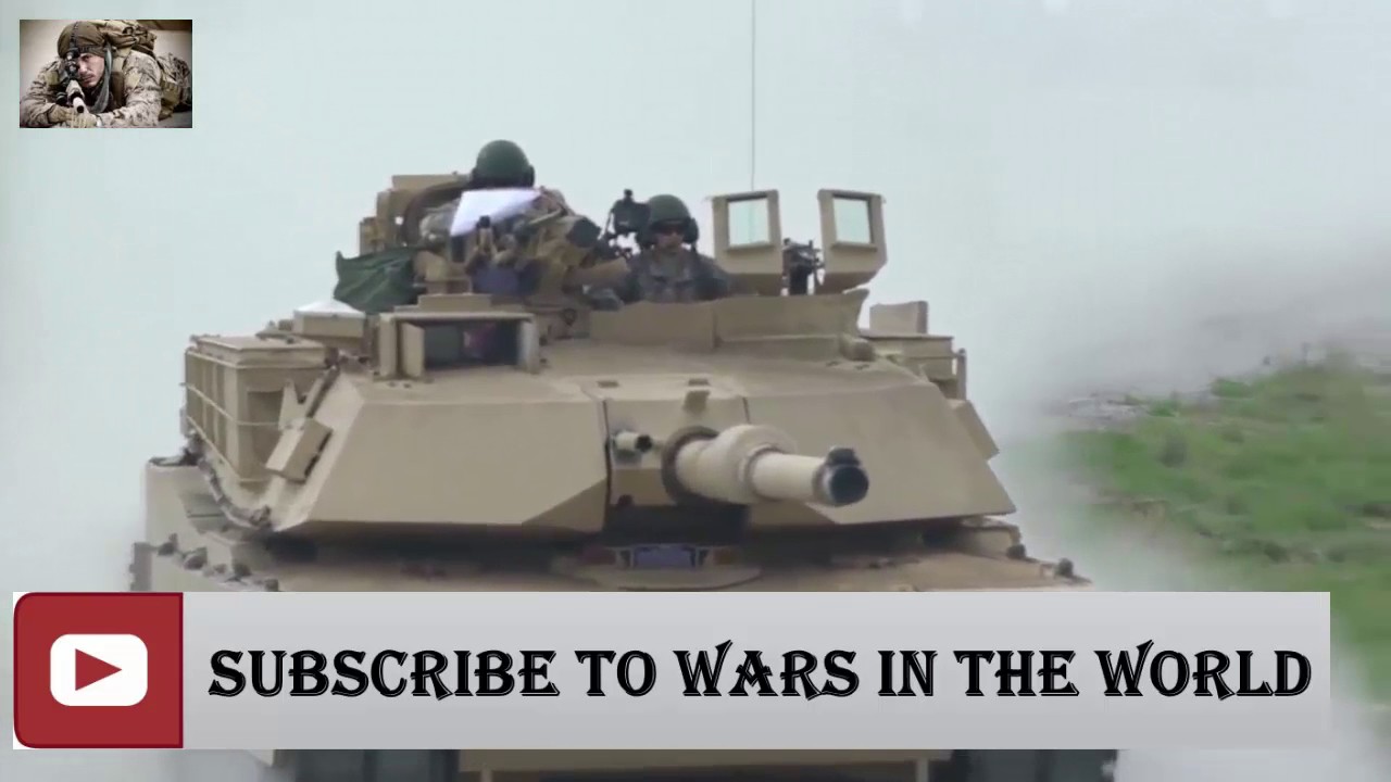 GoPro Action Tank Cam Footage Of M1 Abrams Tanks In Action During US ...
