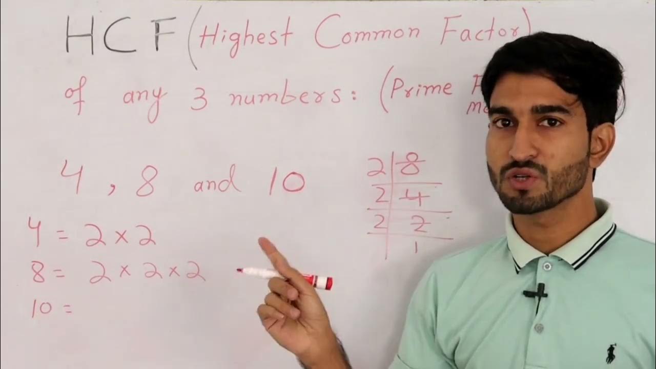 How to find HCF of any 3 numbers|HCF of three numbers|Highest Common ...