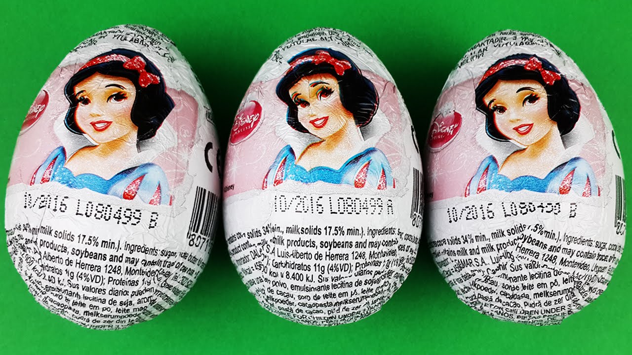 Disney Princess Surprise Eggs Opening - Princess Snow White Toys - YouTube