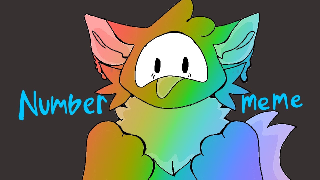 NUMBER MEME [kaiju paradise] [rainbow slime pup] [flash warning] - YouTube