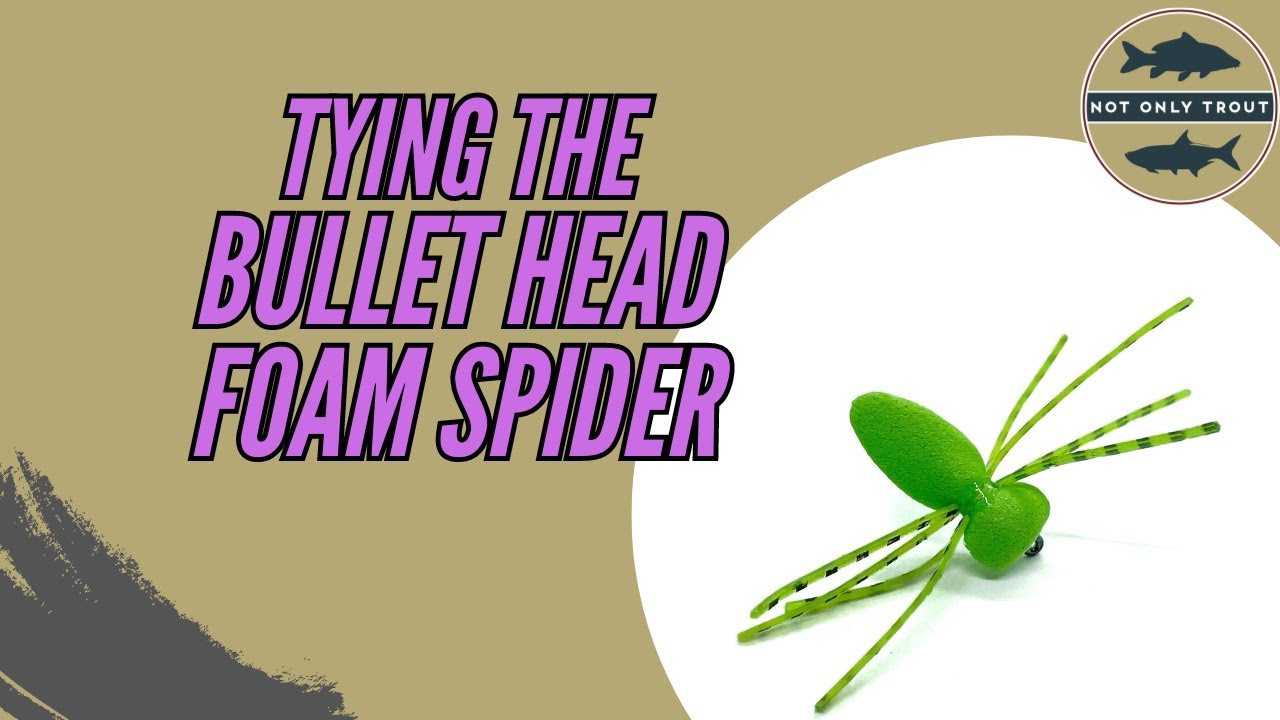 Bullet Head Foam Spider - drive bluegills crazy!! - YouTube