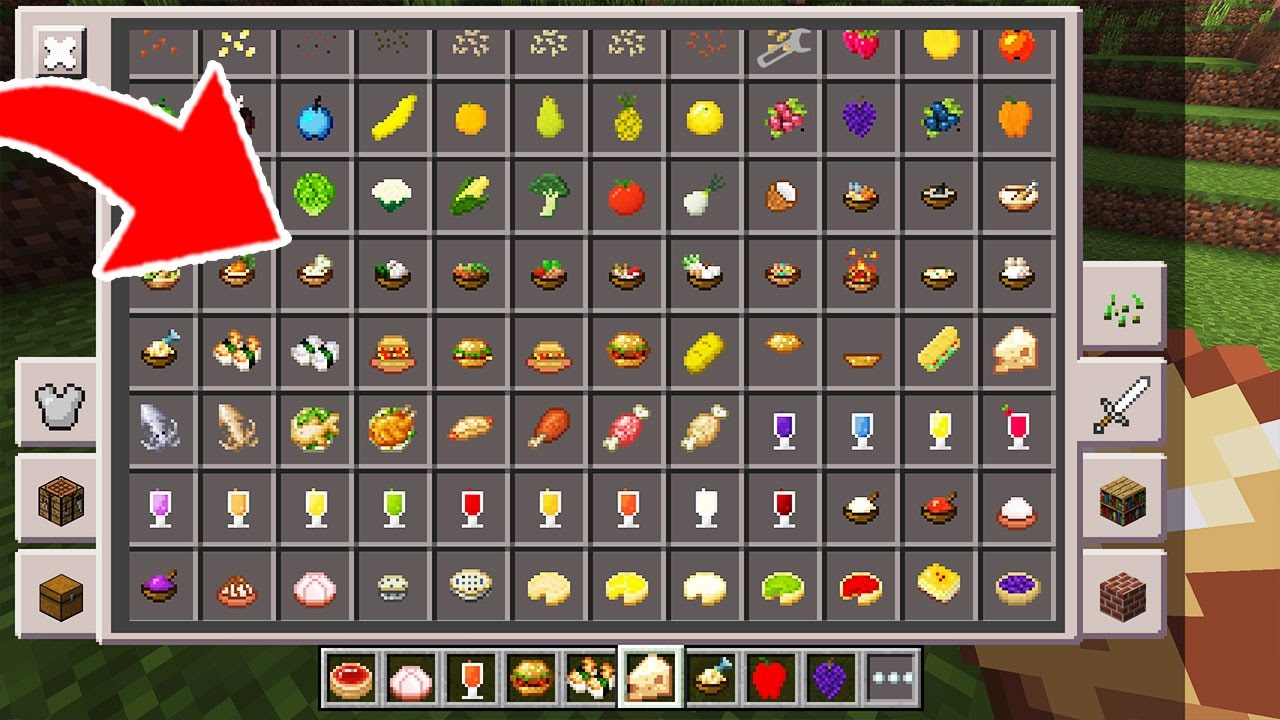 SAIU! NOVAS COMIDAS INCRÍVEIS E COM CRAFT PARA O MINECRAFT POCKET ...