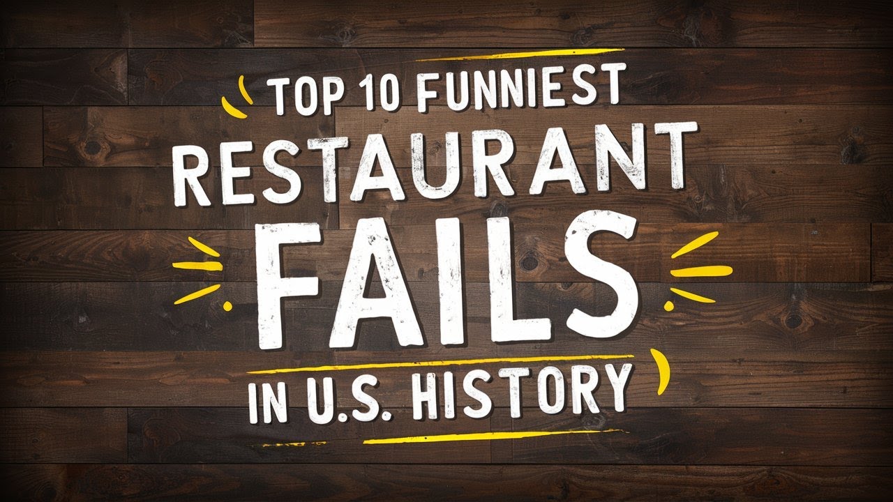 Top 10 Funniest Restaurant Fails in U S History - YouTube