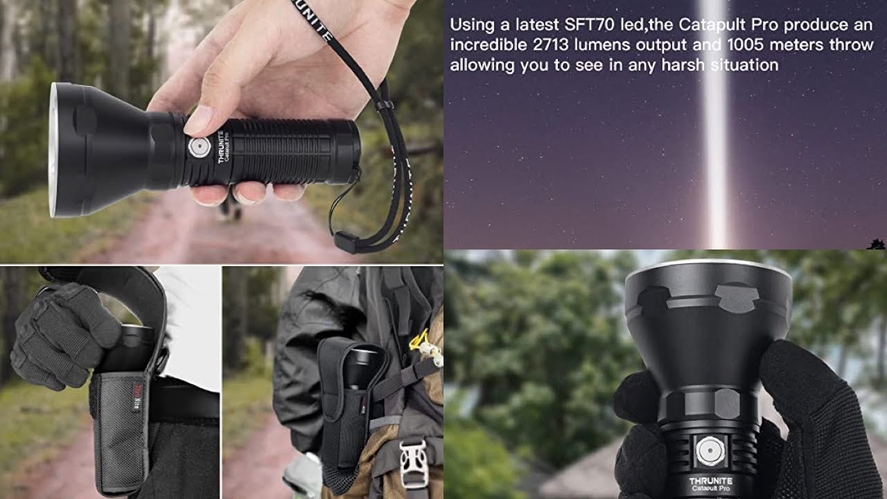ThruNite Catapult Pro 1000 meter 2713 lumen USBC Rechargeable ...