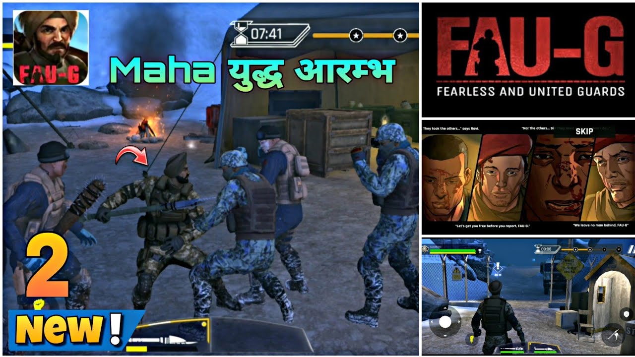 FAU-G Gameplay walkthrough part 2 | Android / ios | Faug new gameplay ...