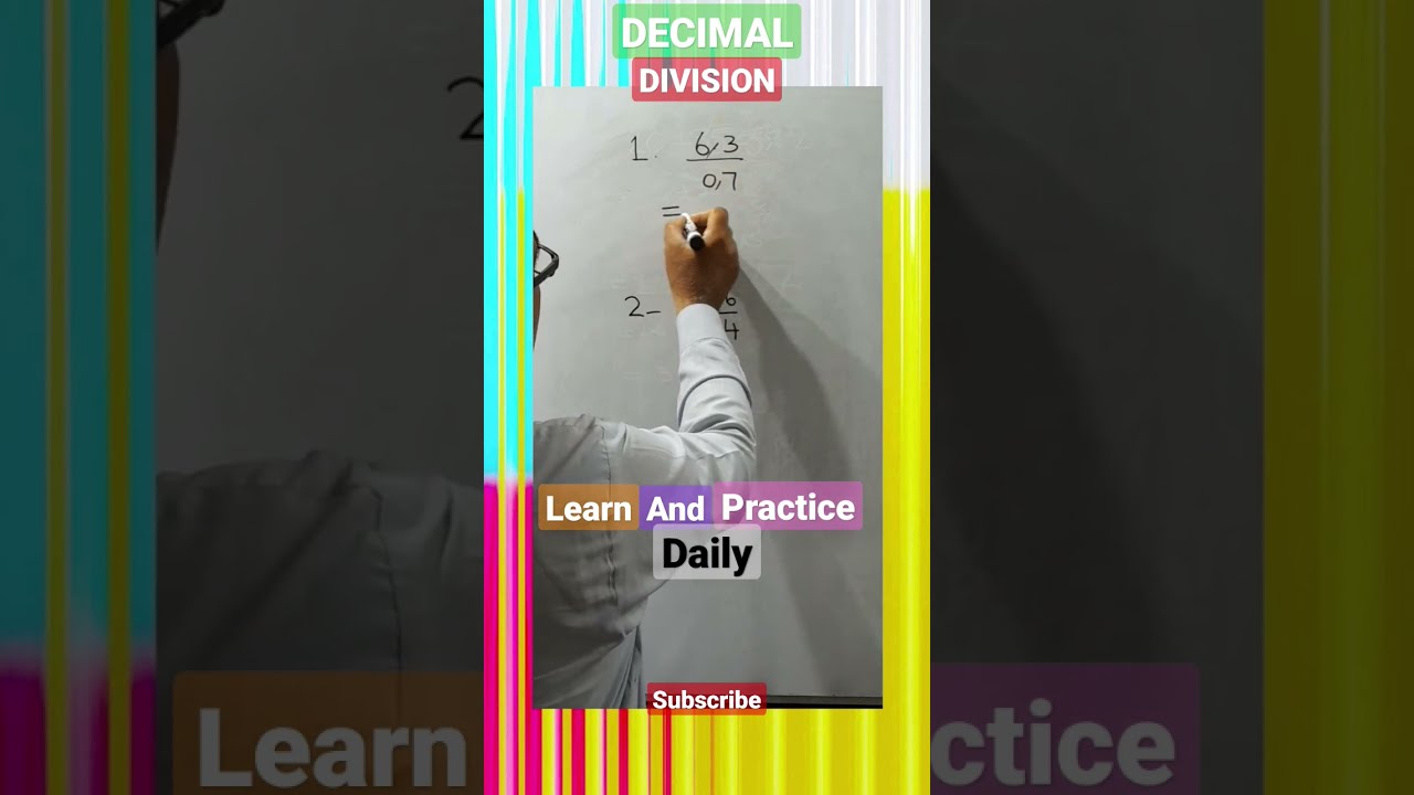 How To Do Decimal Division basicmathematics igcse olevel arshadjaved How To Do Decimal Division basicmathematics igcse olevel arshadjaved