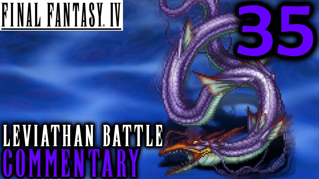 Final Fantasy IV Walkthrough Part 35 - Leviathan Summon Boss Battle ...