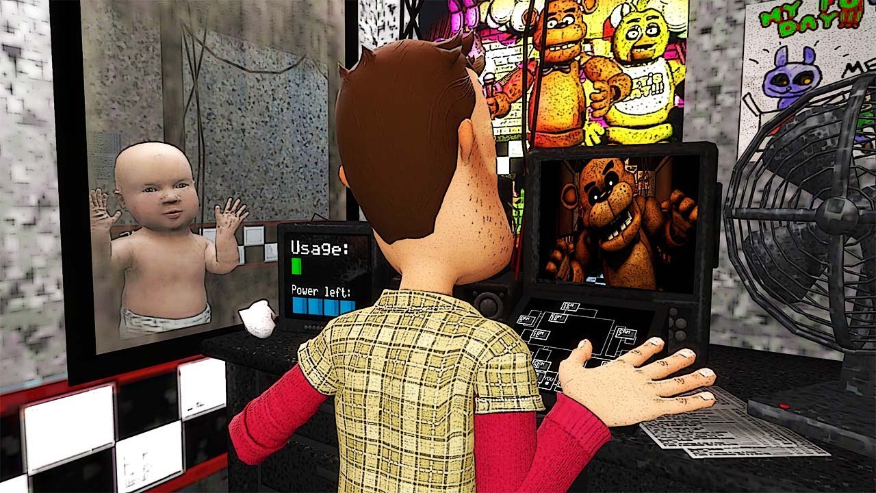 My Baby Returned to the FNAF Pizzeria in Gmod?! (Garry's Mod Gameplay ...
