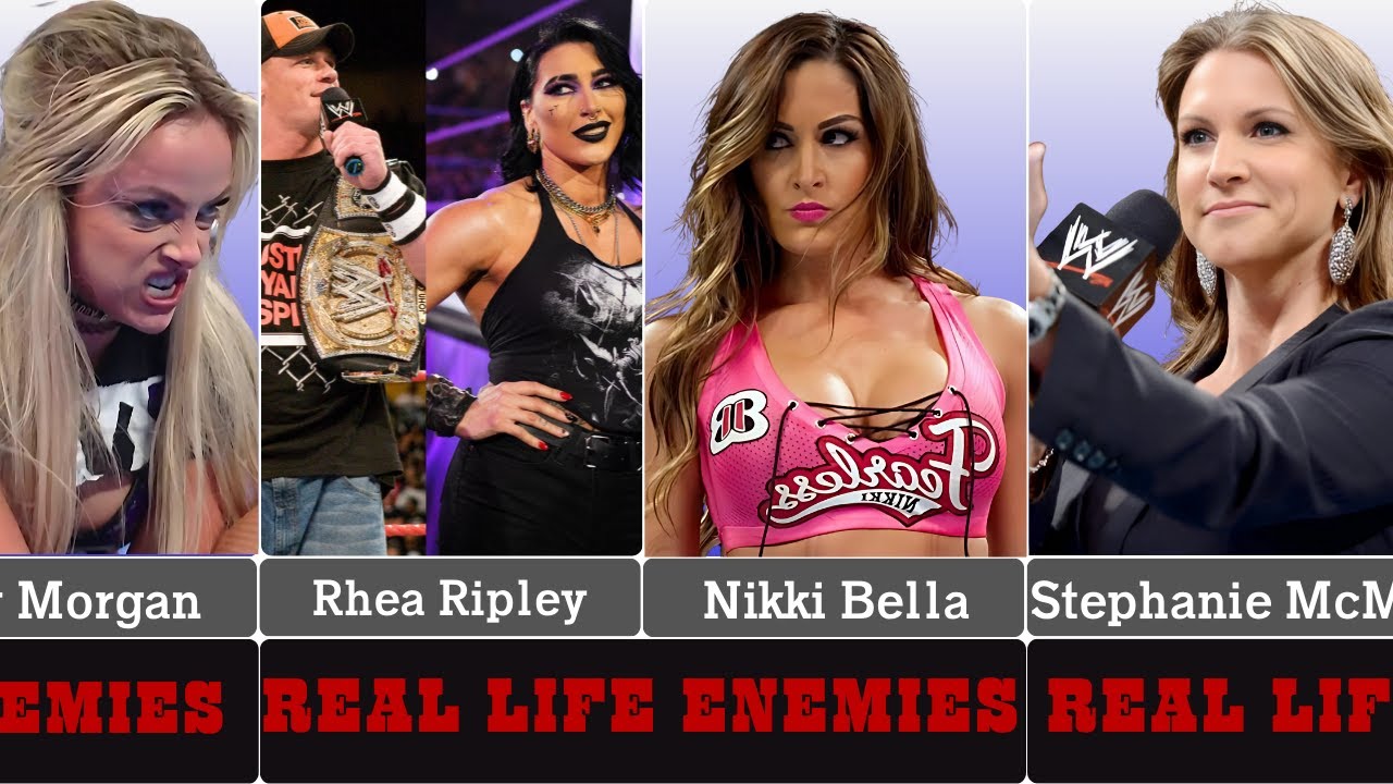 WWE Female Wrestlers And Their Real Life Enemies! - YouTube