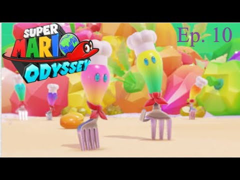 Fork People?! Super Mario Odyssey Gameplay Walkthrough Part 10! - YouTube