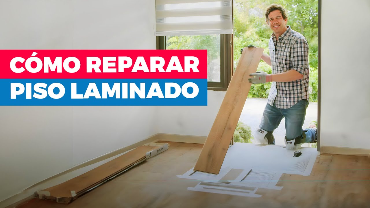 Cómo reparar un piso laminado por humedad - YouTube