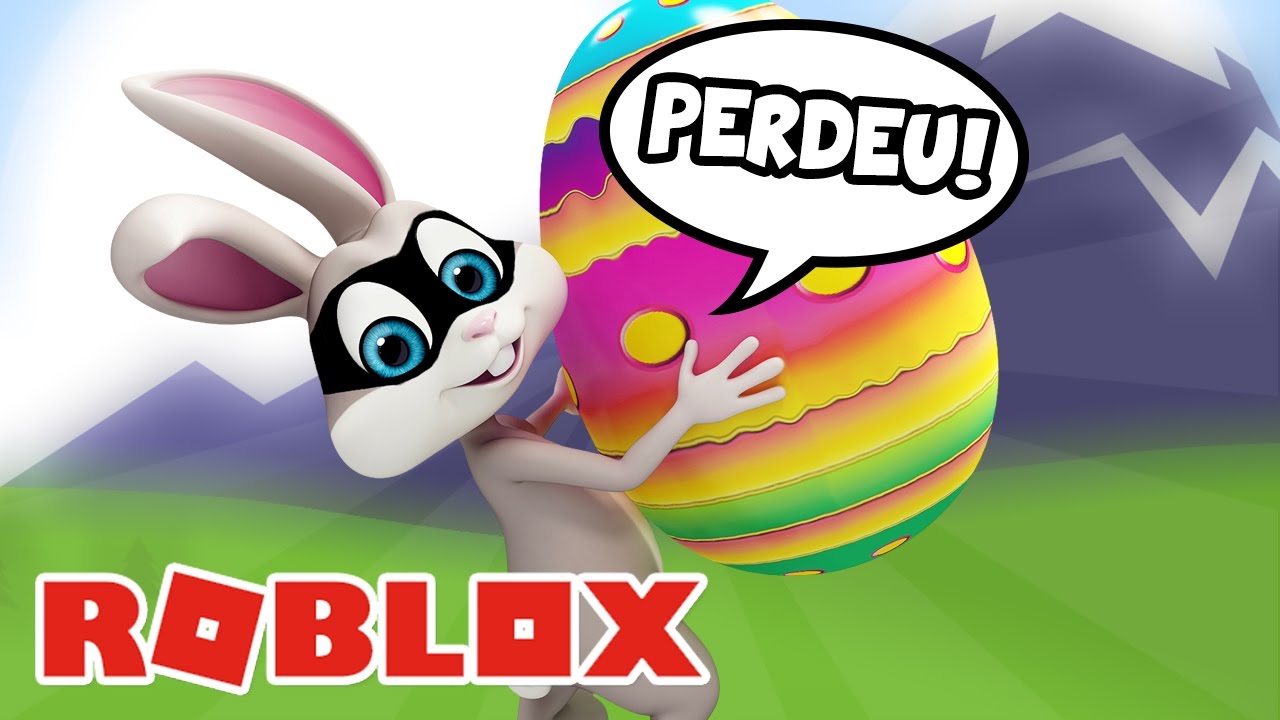 O LADRÃO DE OVOS DA PÁSCOA! 🐰 - Roblox (Escape Easter Bunny Obby ...