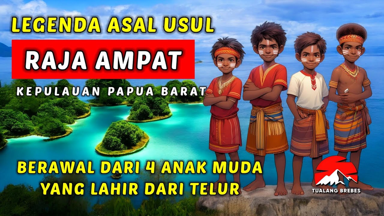 LEGENDA ASAL-USUL RAJA AMPAT PAPUA BARAT - YouTube