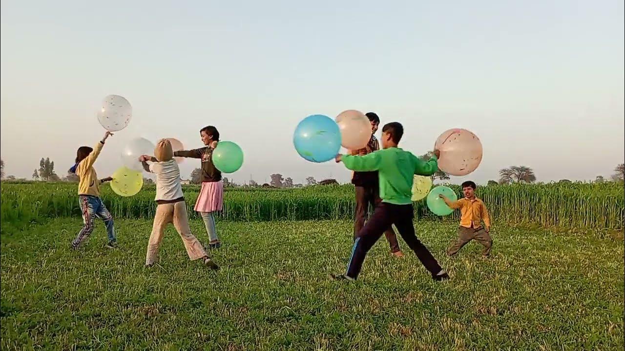 outdoor fun with flower Balloons and learn colors for kids by | kids Episode -3 - YouTube