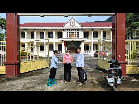 Nam and Huong had their first delicious meal at their new home, and Huong wanted Nam to go to school